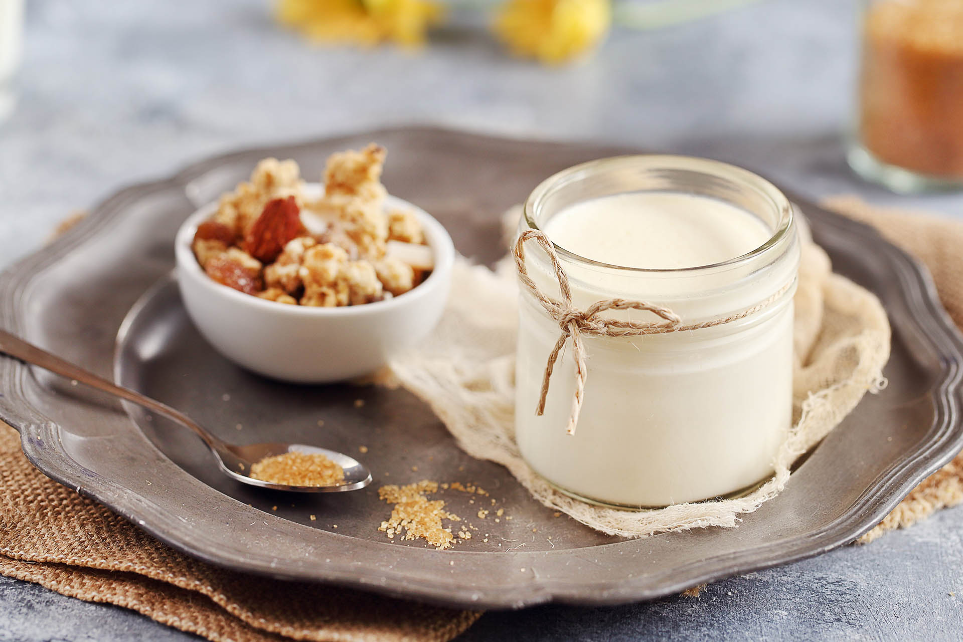 Yaourt nature au lait de chèvre format familial - Soignon | Soignon